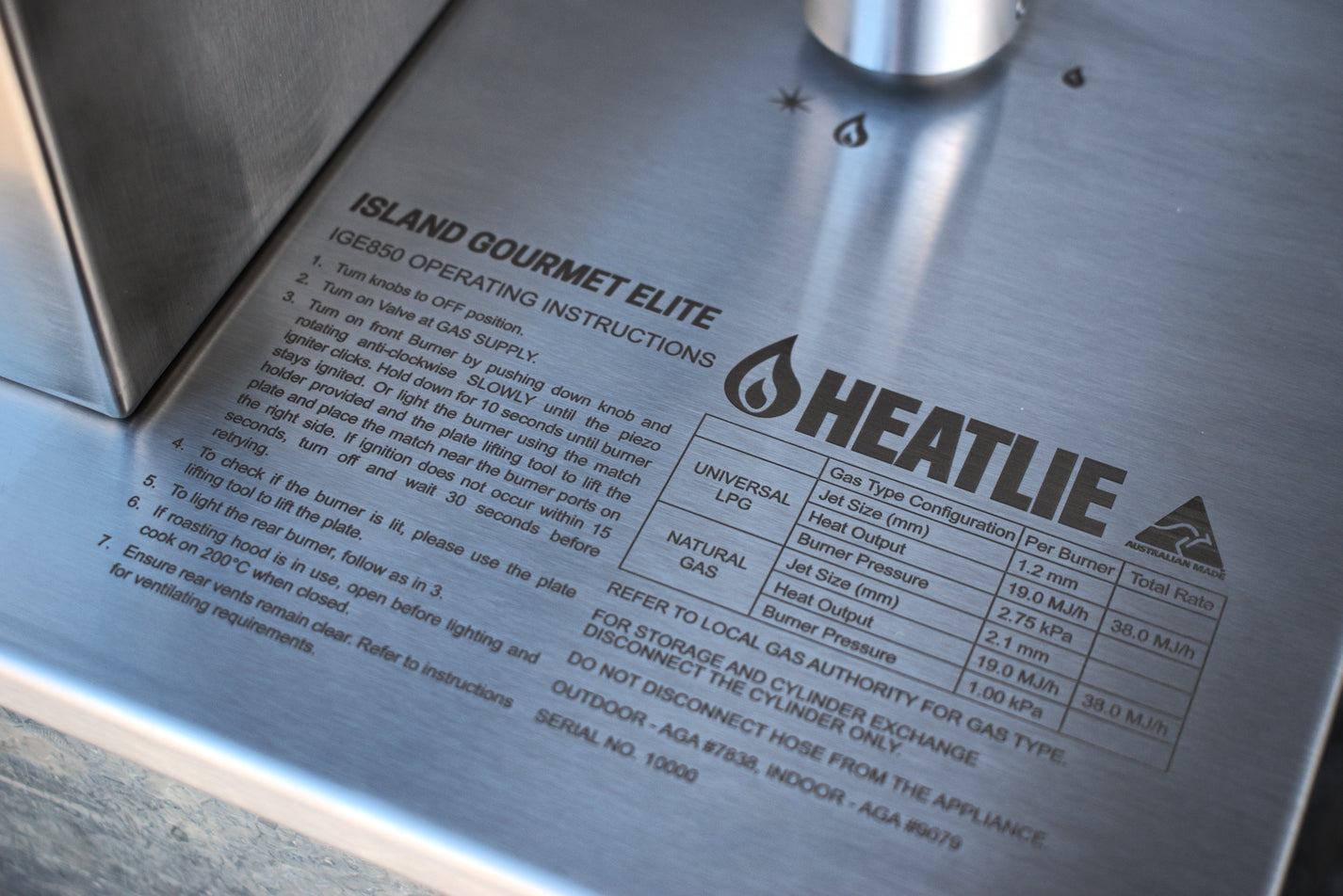 Island Gourmet Elite Indoor & Outdoor Kitchen BBQ | Heatlie BBQs