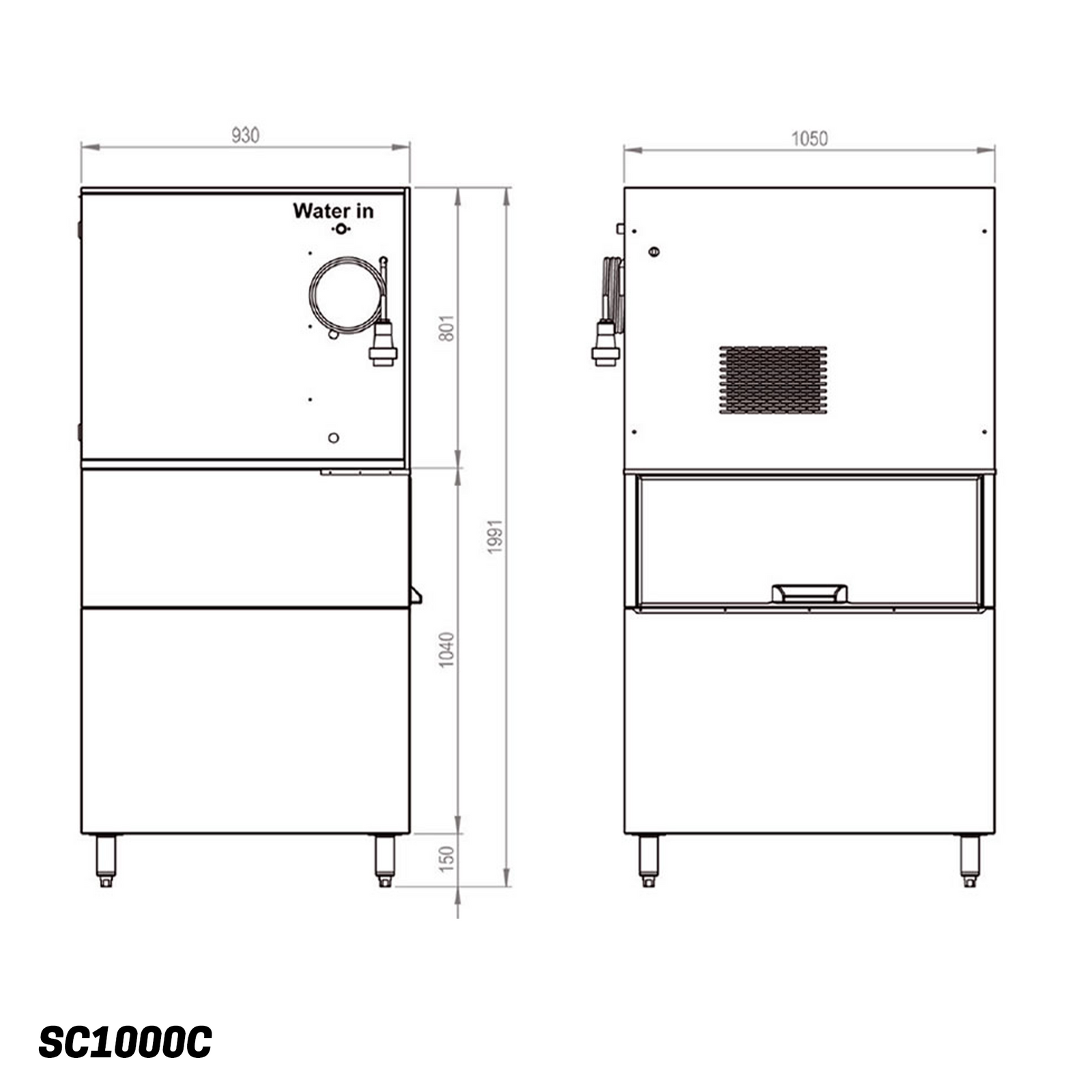 SC Series Ice Cuber | Stuart Ice Makers – Heatlie BBQs
