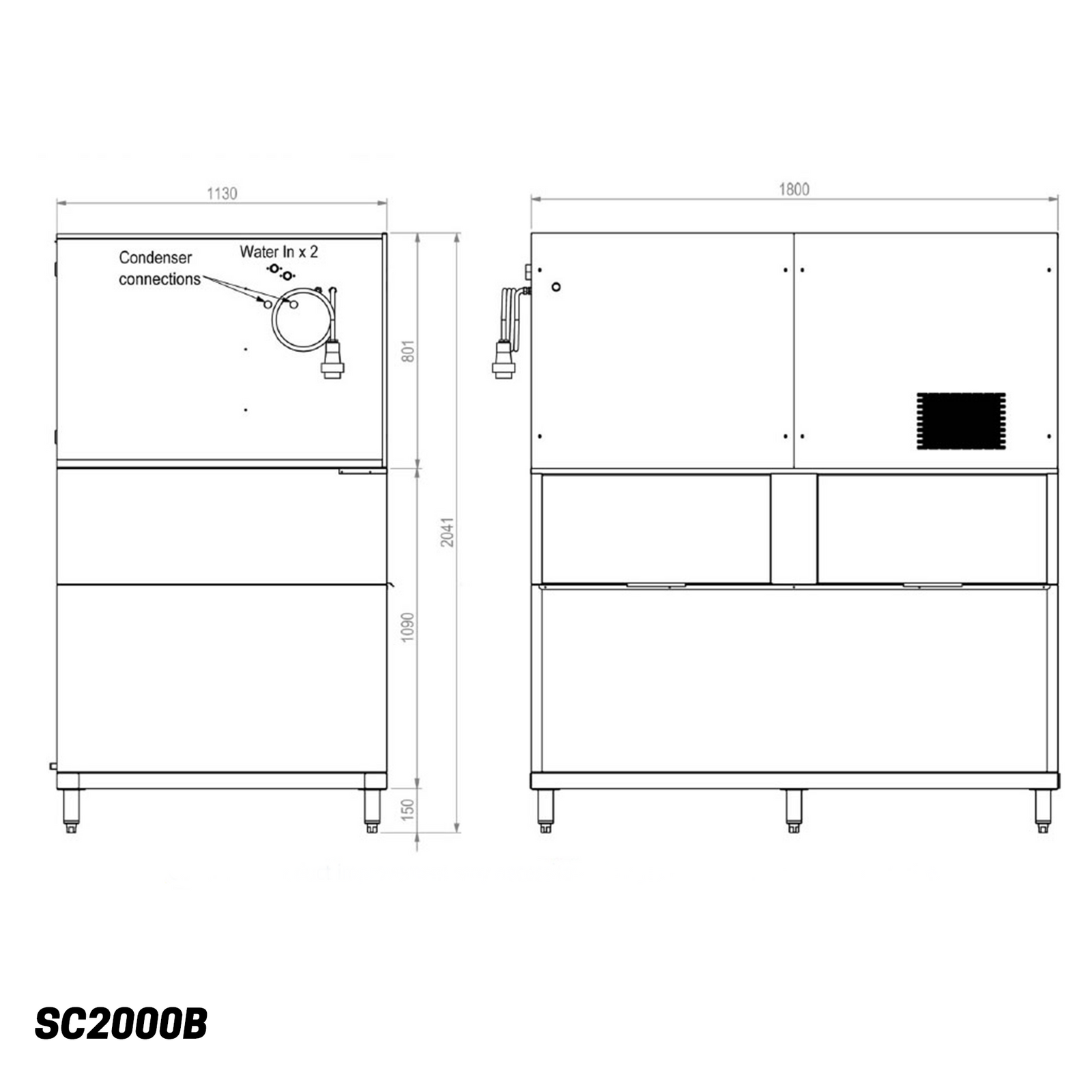 SC Series Ice Cuber | Stuart Ice Makers – Heatlie BBQs