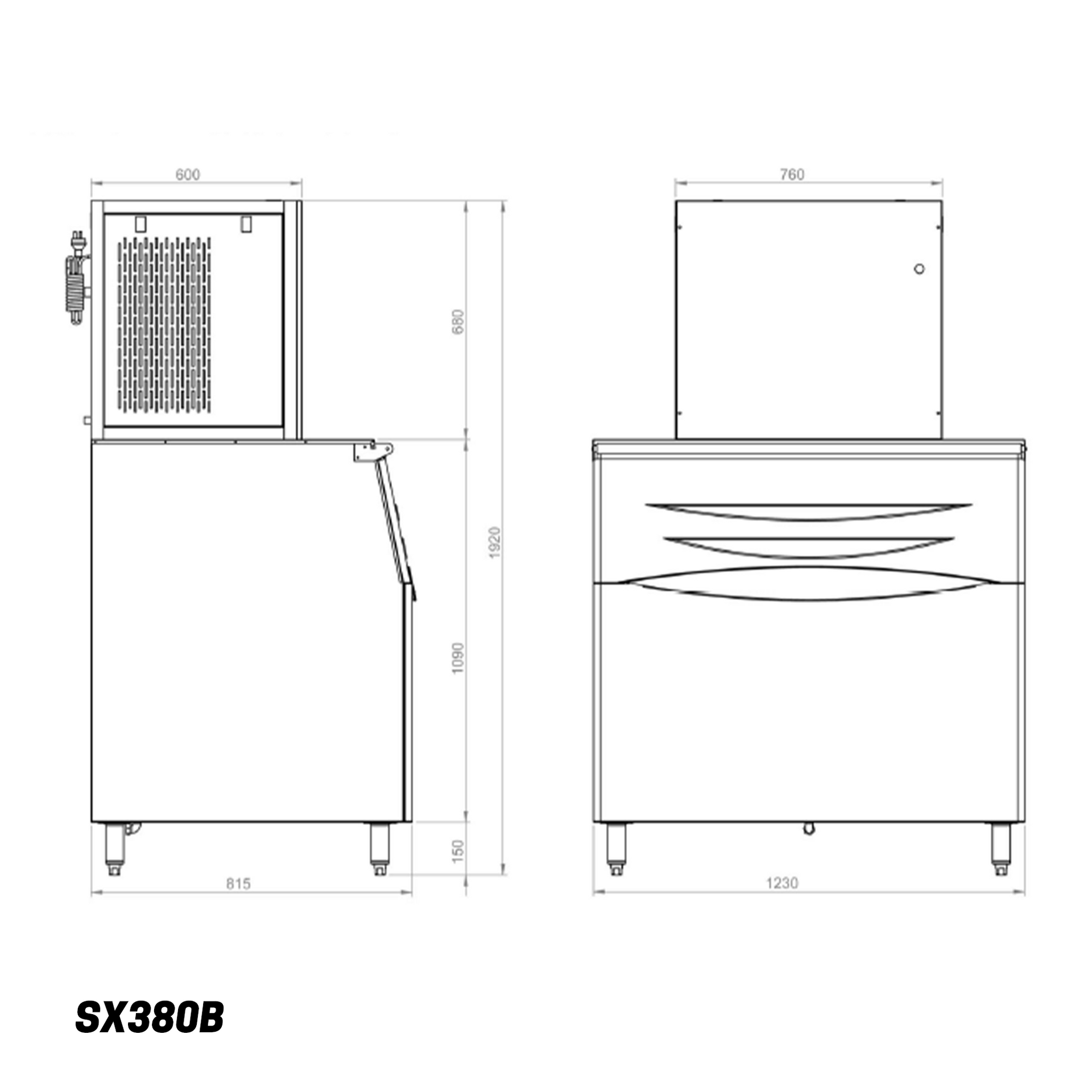 SX Series Ice Cuber | Stuart Ice Makers – Heatlie BBQs